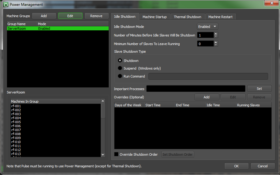 Power Management - Deadline - AWS Thinkbox Discussion Forums